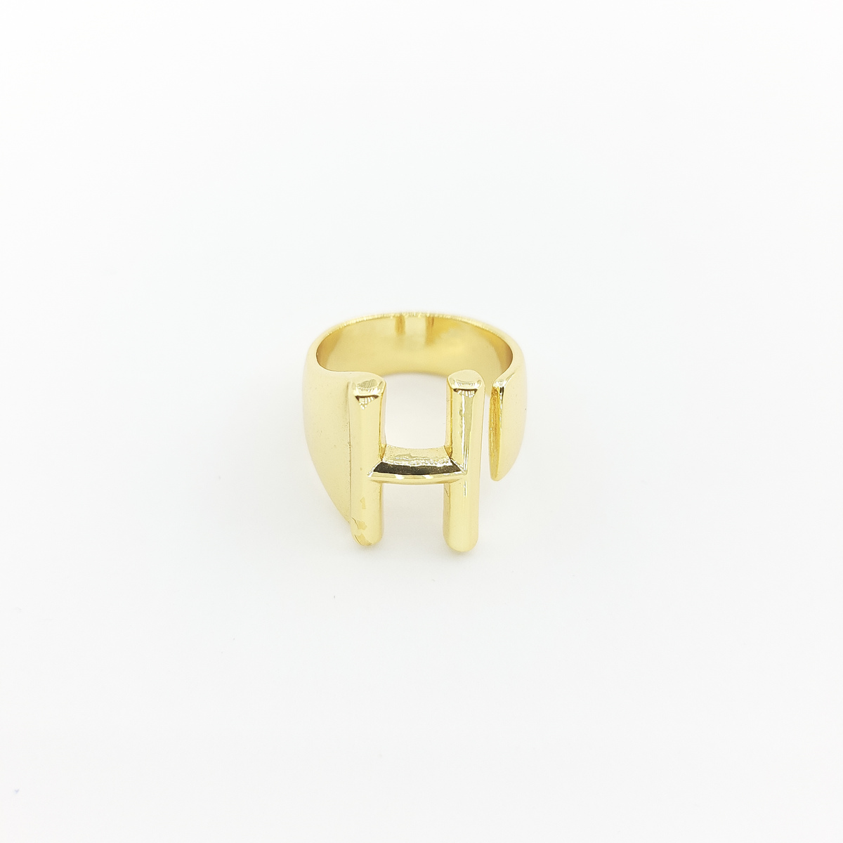Anillo letra 17mm h - | Avorio.mx